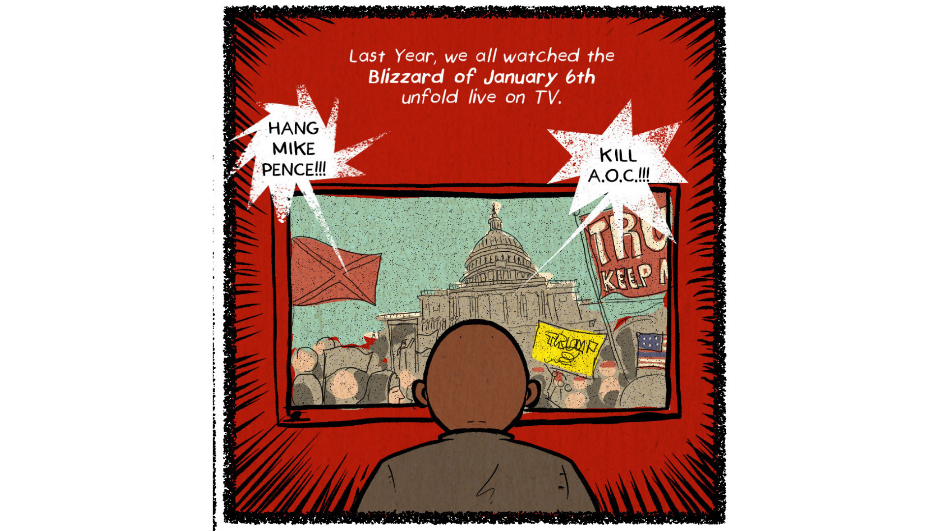 Everything’s Racist comic: Jan. 6 insurrection - The Emancipator